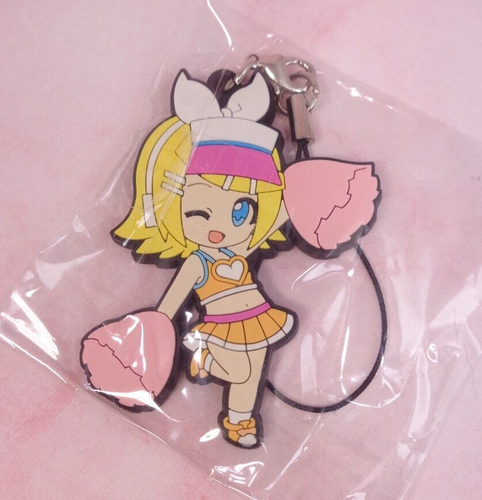 Rin Kagamine Pic-Lil Project Diva Track04 Rubber Strap Keychain Figure ...