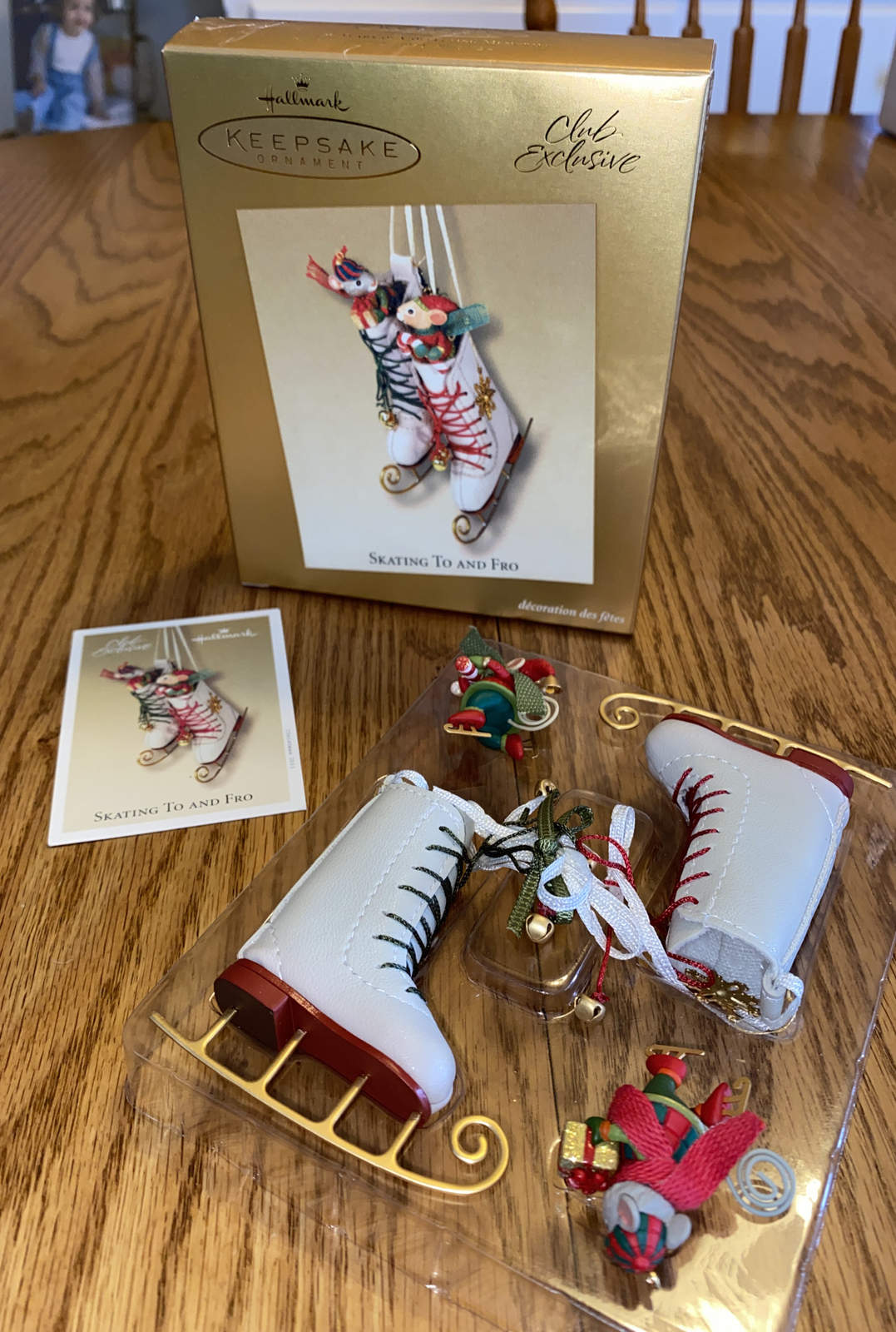 Hallmark Keepsake 2003 Club Exclusive Christmas Ornament Skating To and ...