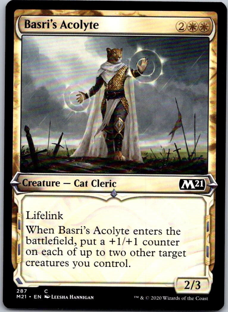 Magic the Gathering Basri's Acolyte Showcase Core Set 2021 MTG Free ...