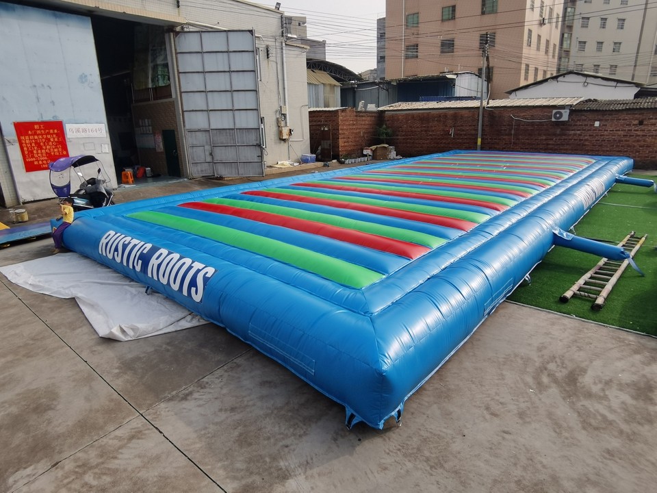 6m Portable Inflatable Bounce Pad Inflatable Jump Pad For Outdoor Kid ...