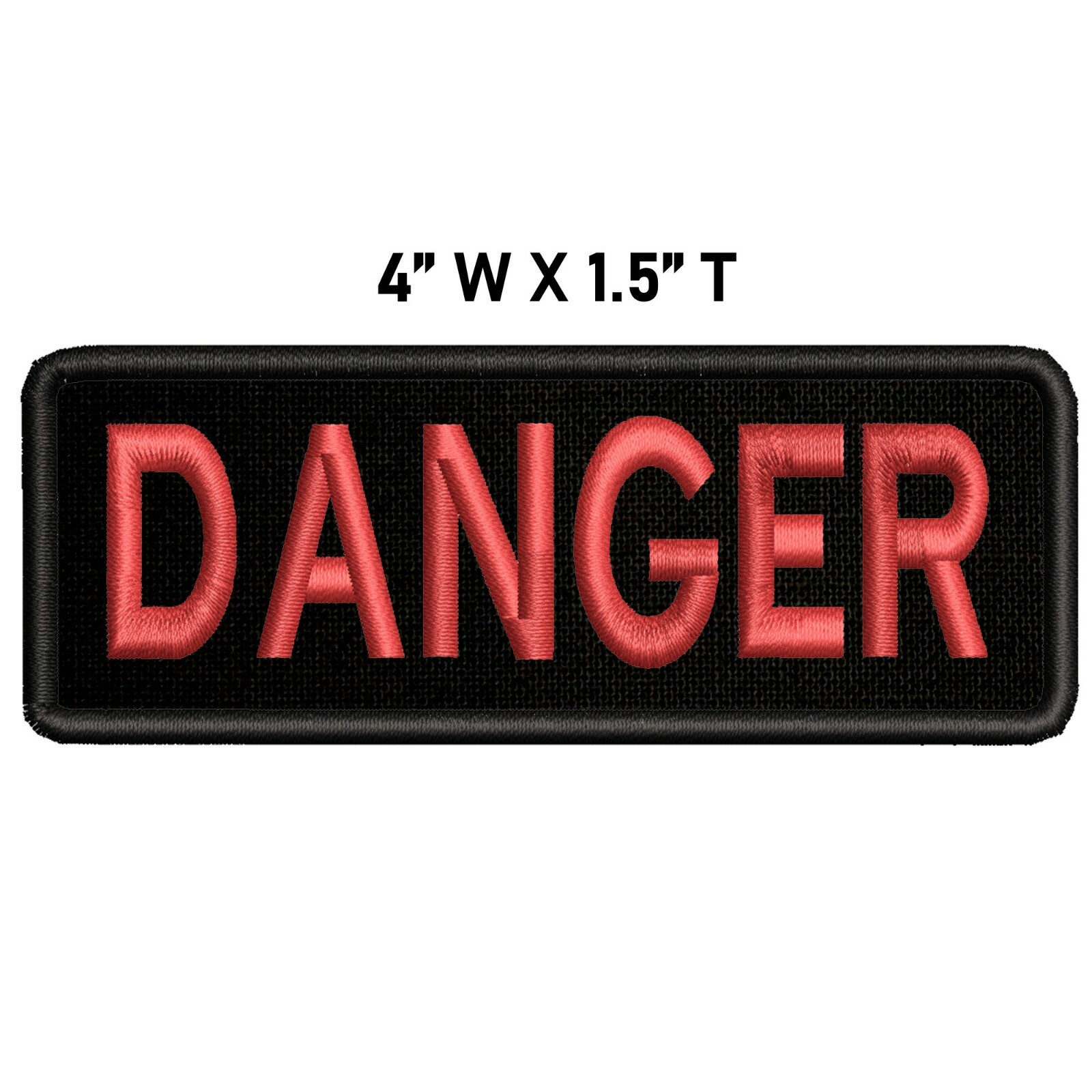 DANGER PATCH Embroidered Iron-on Applique Funny Sayings Halloween ...