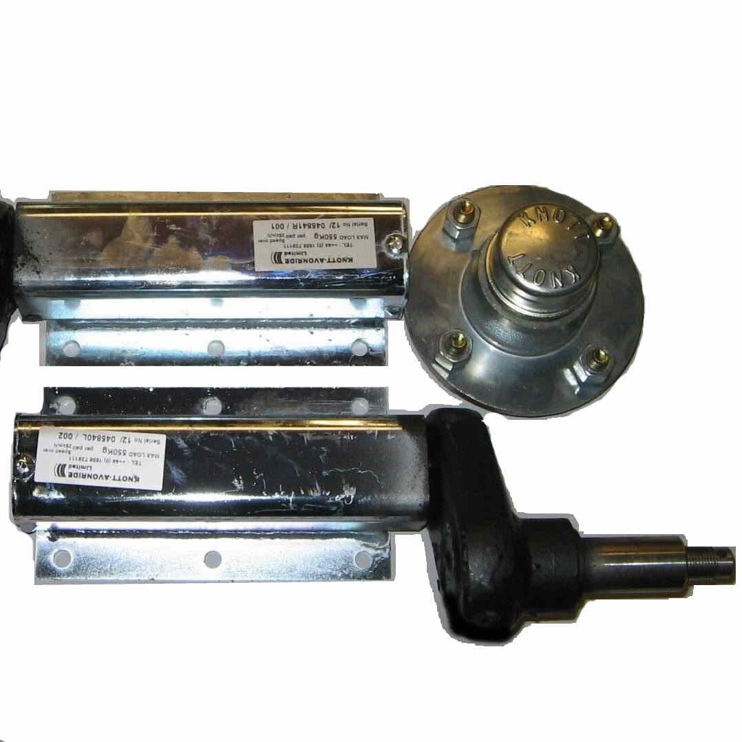 Genuine Knott-Avonride un-braked 550kg trailer suspension units & hubs ...