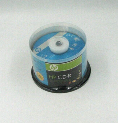 HP 52X CD-R 700MB 80min Blue Logo CD-R 50pc | eBay