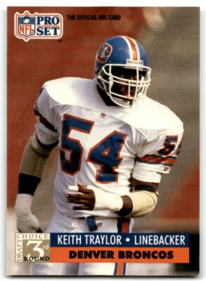 1991 PRO SET KEITH TRAYLOR RC DENVER BRONCOS #279 | eBay