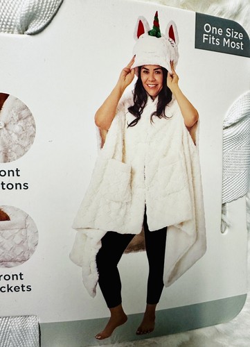 Member's Mark Cozy Critter Wrap 43" x 81" Unicorn, Super Soft One Size ...