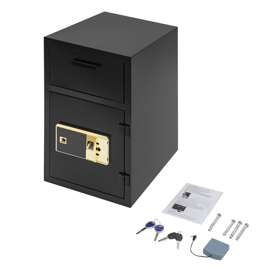 29*11cm Drop box Money and Mail Safe Box Sturdy Steel Fireproof Drop ...