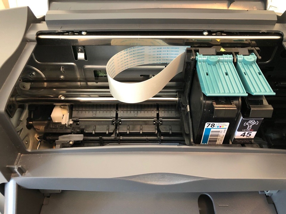 HP Photosmart 1215 Standard Inkjet Printer w/ power cord & USB cable ...