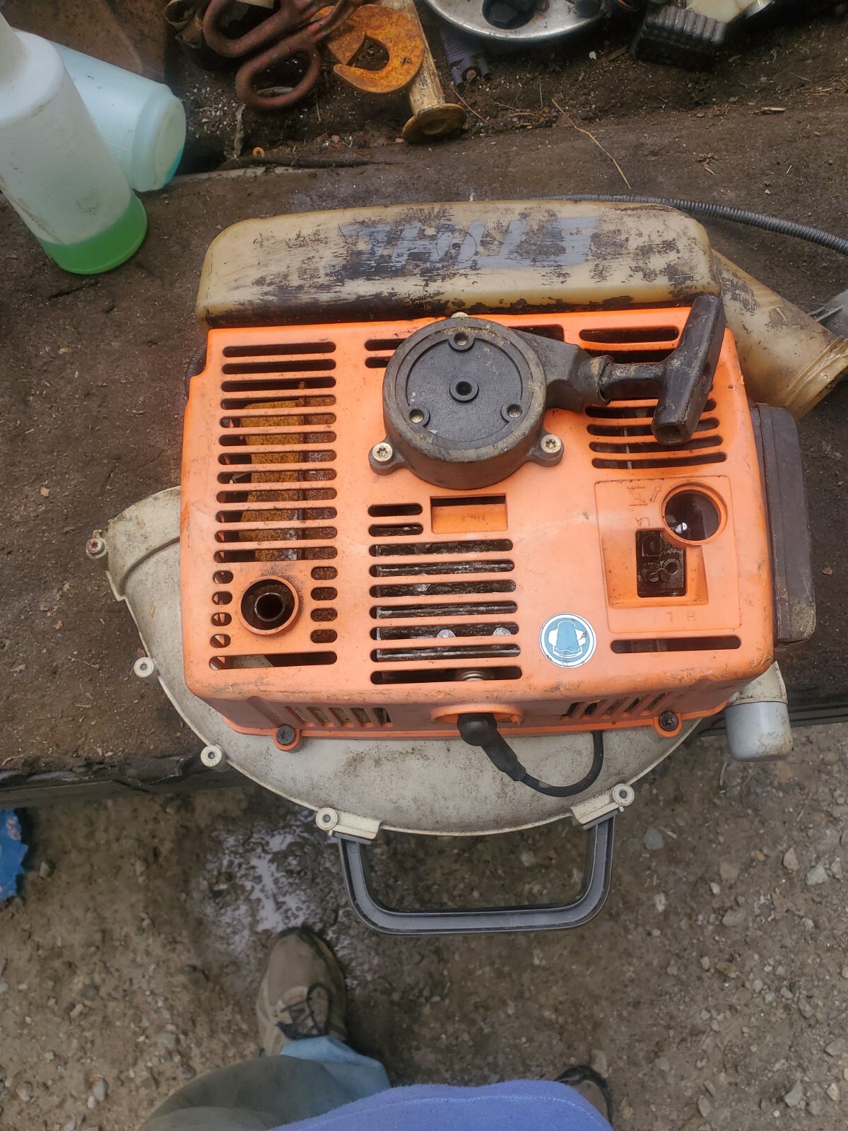 Stihl BR380 BR400 BR420 Blower For Parts Engine Runs | eBay