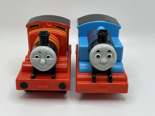 2009 THOMAS THE TRAIN PULL BACK & GO ENGINE JAMES RACERS & 2011 THOMAS ...