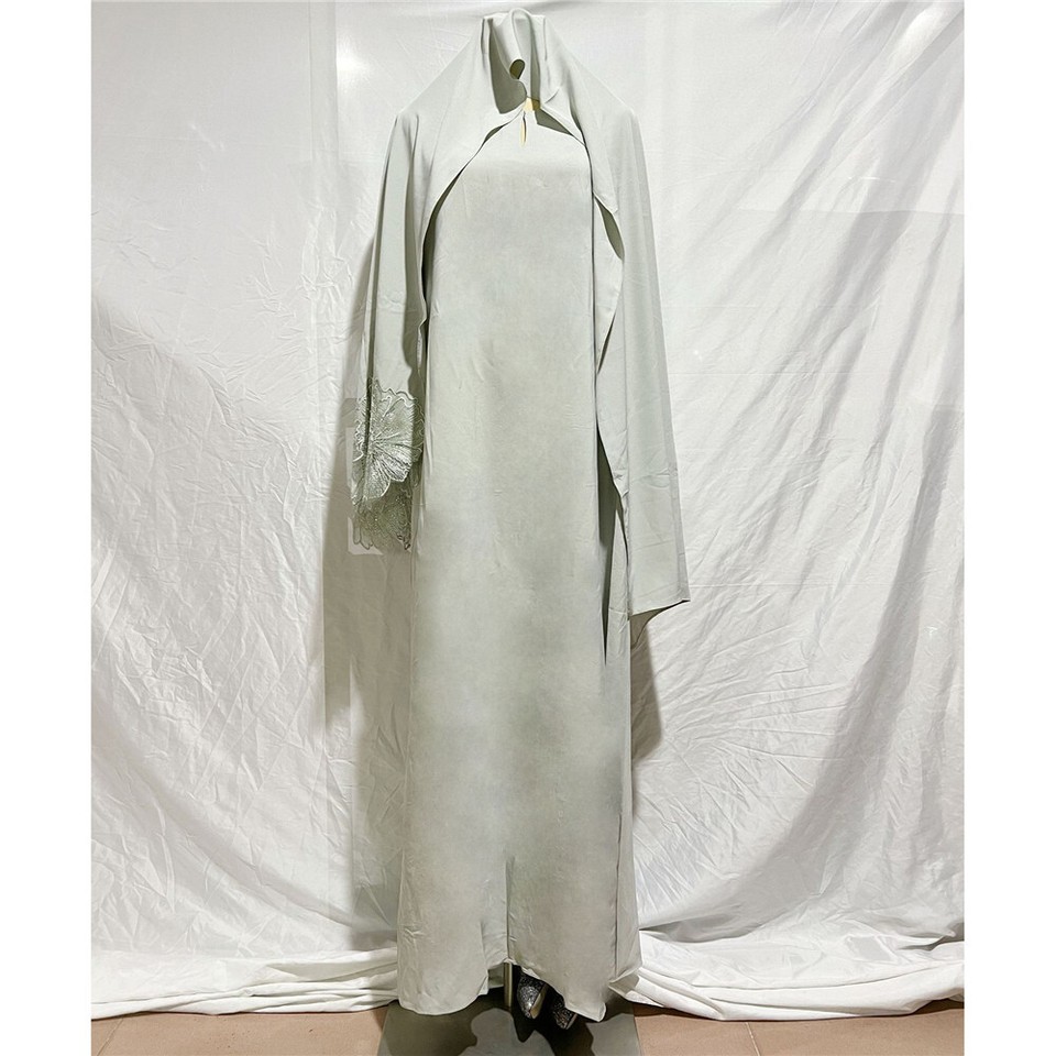 Dubai Hijab Dress Women Muslim Prayer Abaya Scarf Robe Gown Robe ...