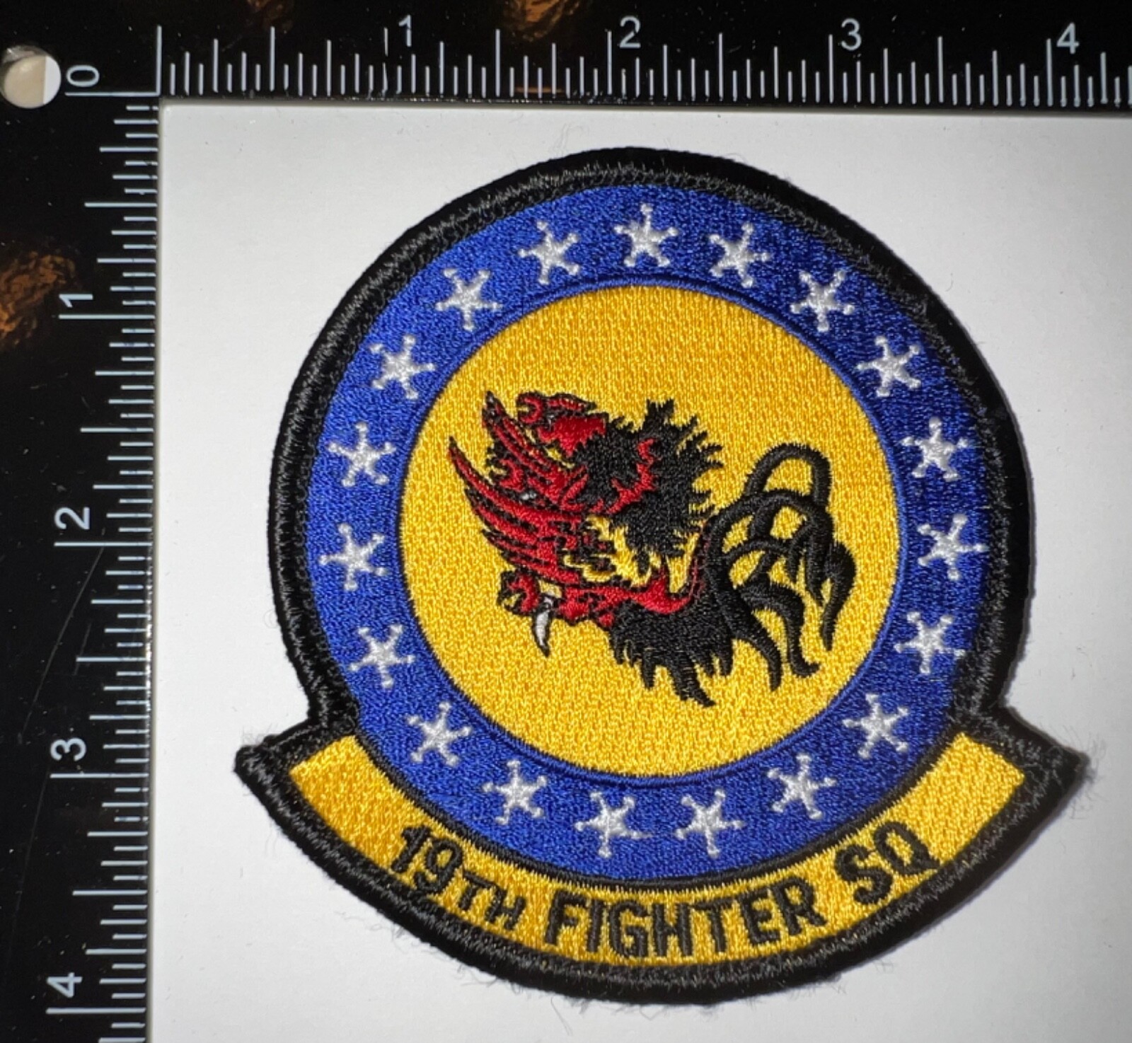USAF US Air Force 19th Fighter Squadron Patch | eBay