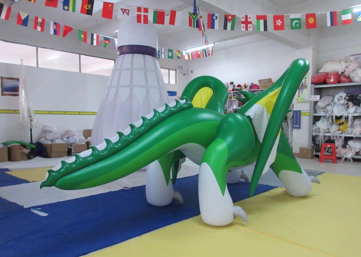 PVC0.4MM Inflatable Green Dragon 6.56 Feet Long | eBay