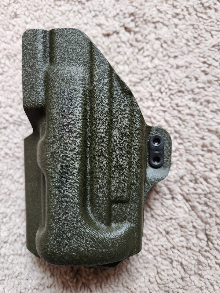 Tenicor SAGAX LUX2 Holster, Glock 19, OD Green, w/ 1.5" & 1.75" DCC ...