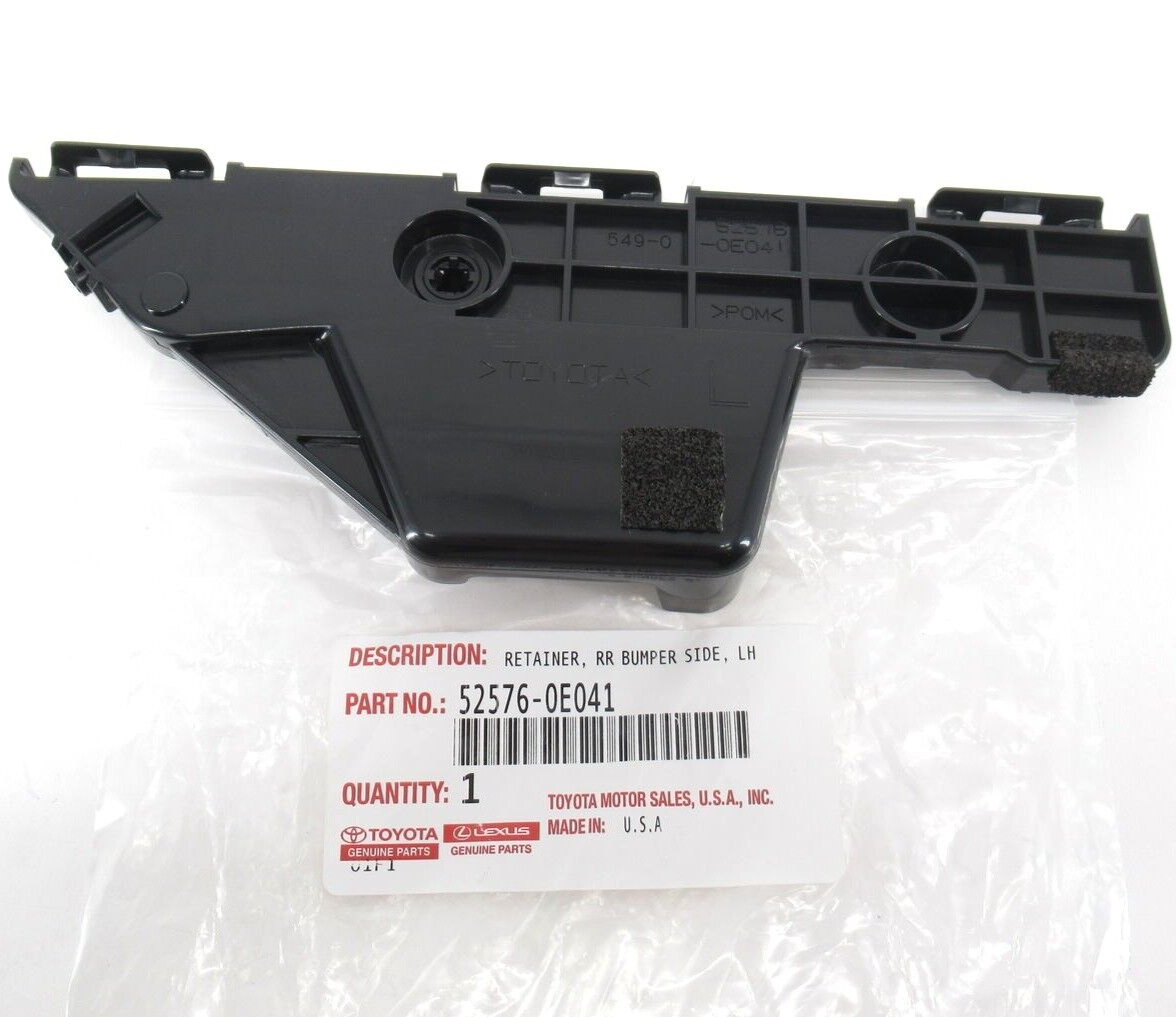 Genuine OEM Toyota 52576-0E041 Left Rear Bumper Cover Retainer 08-13 ...