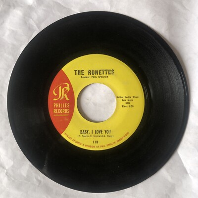 The Ronettes - Baby, I Love You / Miss Joan And Mr. Sam 45 RPM Philles ...