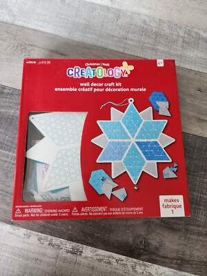 New Creatology Christmas DIY Snowflake Wall Decor Craft Kit Kids Craft ...