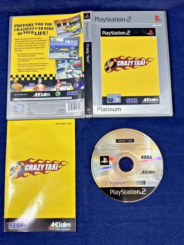 Crazy Taxi (Platinum) (PS2) Nr Mint Condition Free UK P&P/Returns 5039225230287 | eBay UK