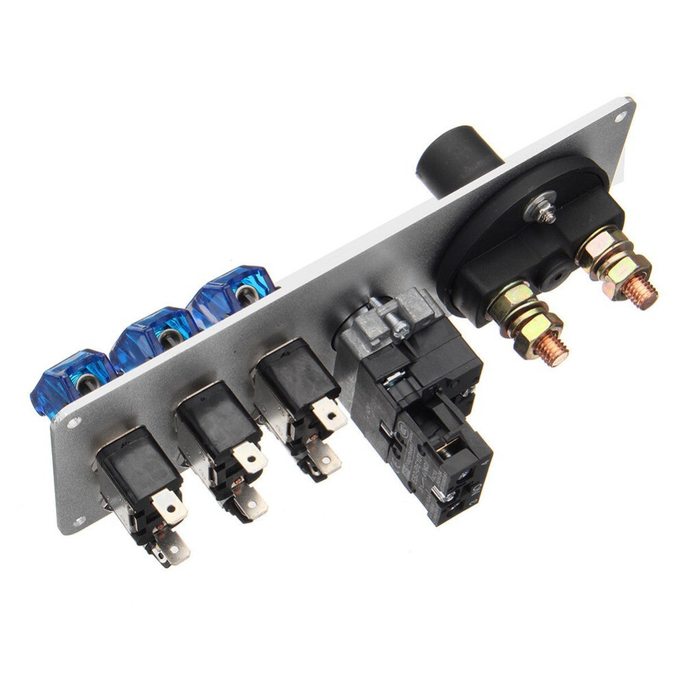 Racing Car Ignition Switch Panel Engine Start On/Off Push Button LED ...