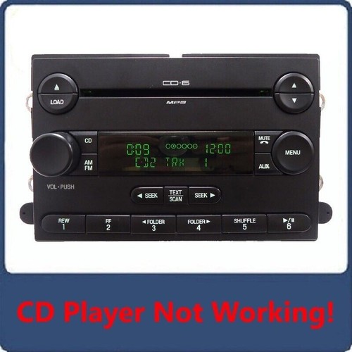 Bad CD Player 2007 - 2013 Ford OEM AM FM Radio Subwoofer MP3 Receiver ...