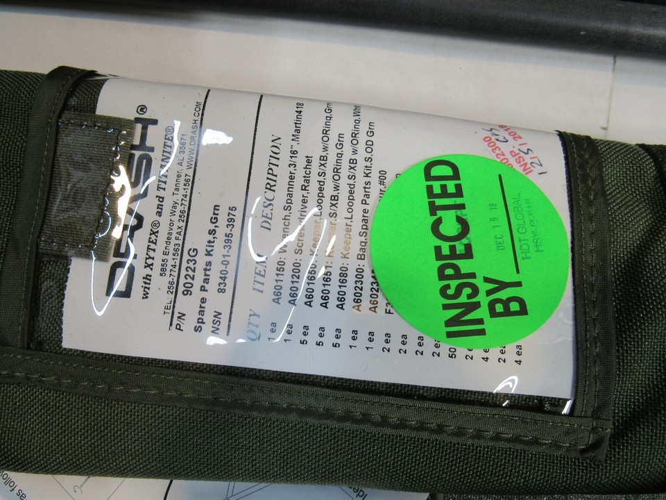 USGI Drash Tent Pole Repair kit Replacement Parts W Carry Bag For S ...