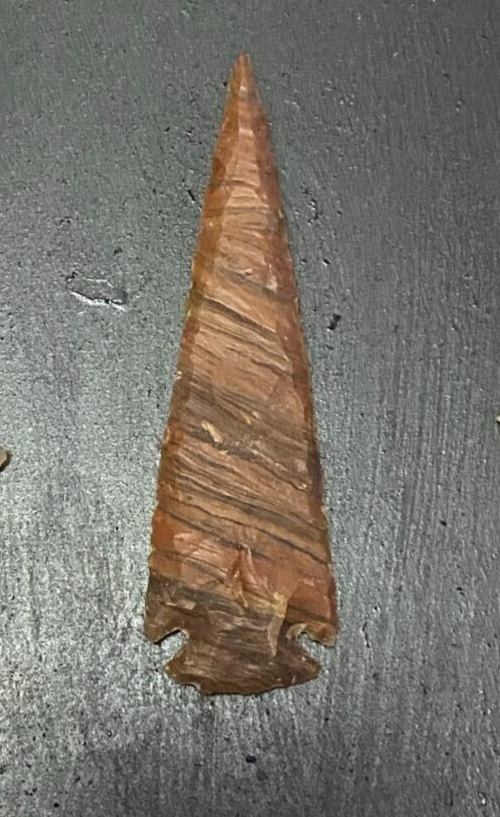 7 NATIVE AMERICAN INDIAN ARROWHEAD POINT CHERT FLINT KNAPPING STONE ...