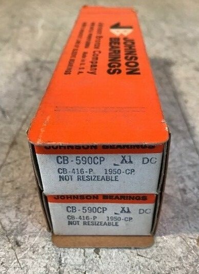 Johnson Eng Rod Bearing - CB-590-CP X1 / CB-416-P (001) - For Chevy ...