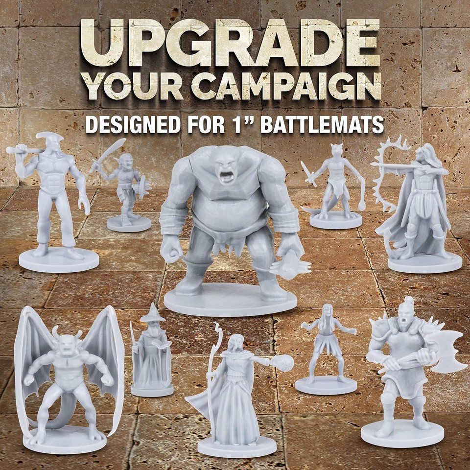 Dungeons And Dragons Role Playing Figures Minatures 38 PIECE SET 10 ...