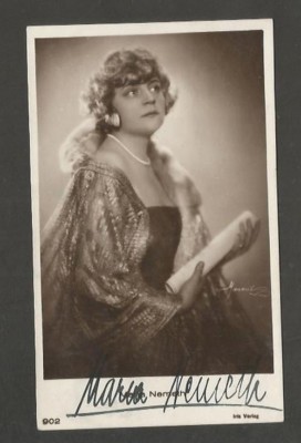 Real Photo Postcard Maria Nemeth Hungarian Opera Soprano w Original ...