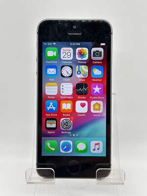 Apple iPhone 5S 32GB Space Gray Unlocked A1533 ME344LL/A - Clean IMEI ...