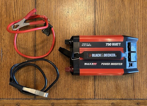 Black & Decker MAXX SST 750 Watt Power Inverter - 12 V DC to 115 AC | eBay