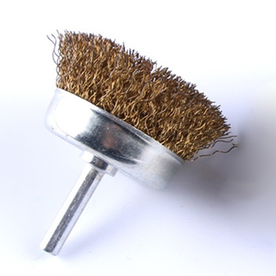 6 *75mm Small Wire Brush Electric Drill Pipe Cleaner Abrasive Cup | eBay UK