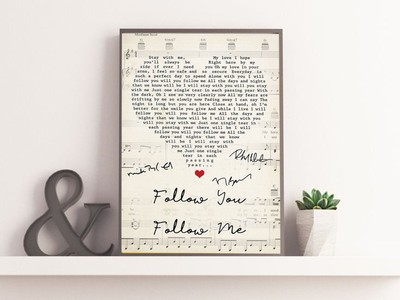 Genesis -Follow You Follow Me My Love I Hope You’ll Always Be Right Art ...