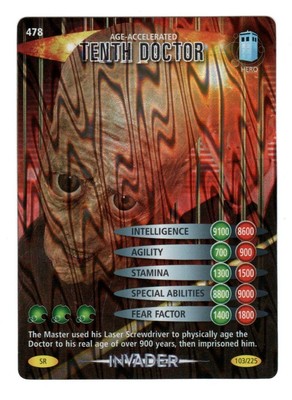 Doctor Who Battles In Time Age Accelerated Tenth Doctor Invader Super ...