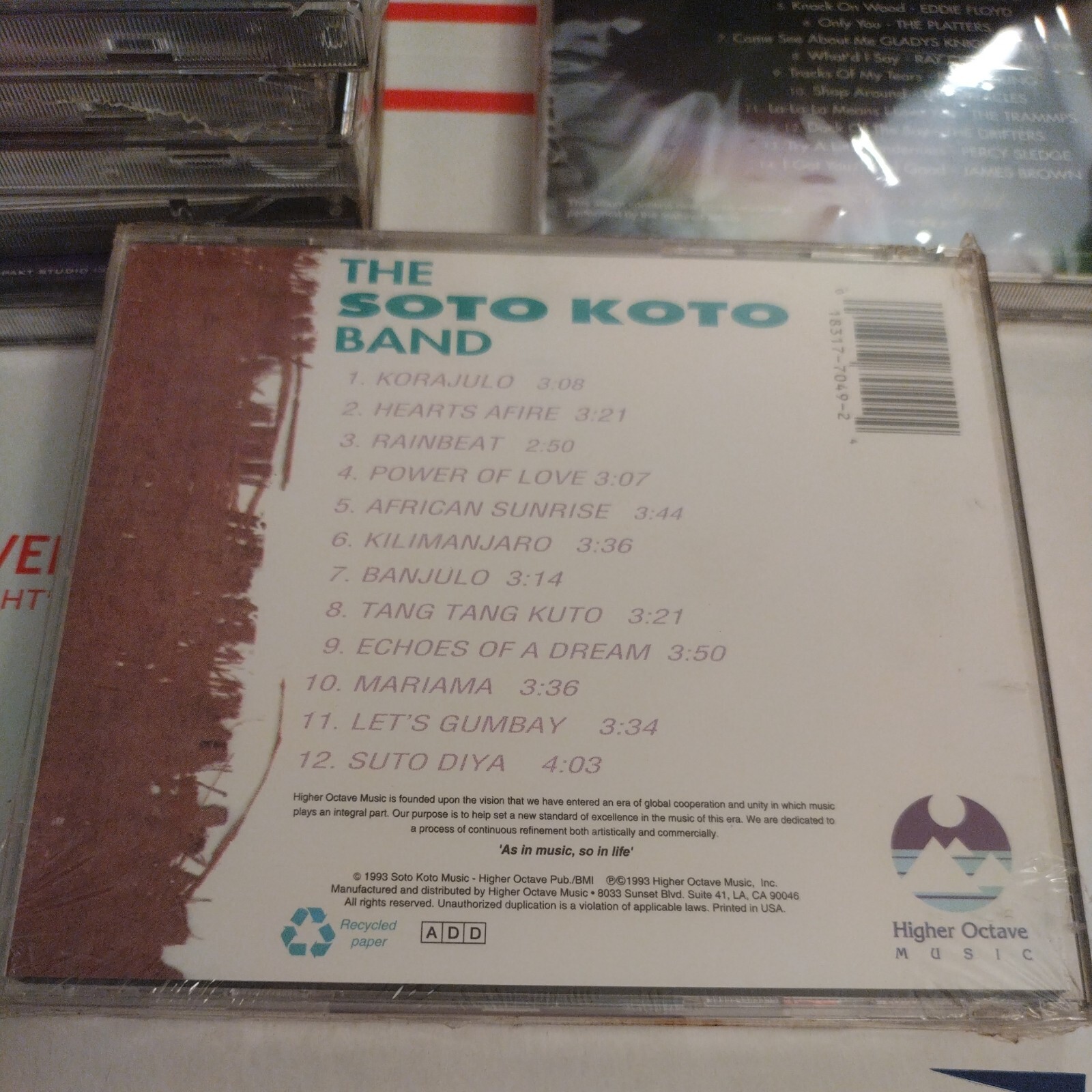 CD The Soto Koto Band Self-titled World Music on Higher Octave 1993 for ...