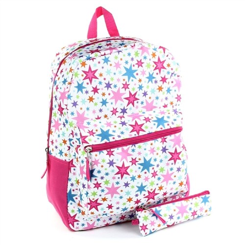 CONFETTI 2-Piece School Backpack Set-Multicolored Stars | eBay