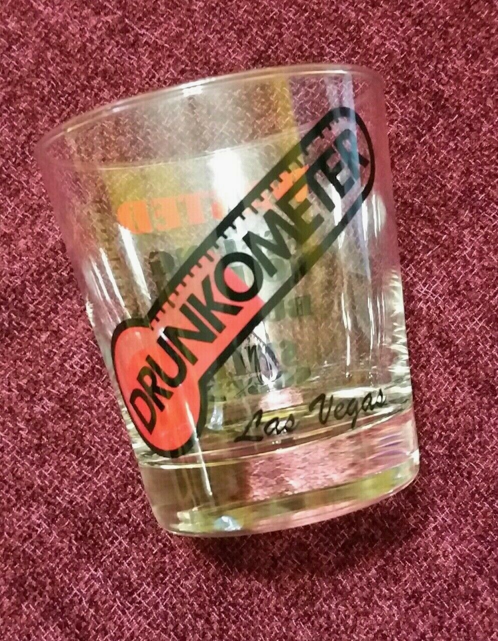 Vintage Drunkometer Bar Glassware, Los Vegas Novelty Glass Bar Decor ...