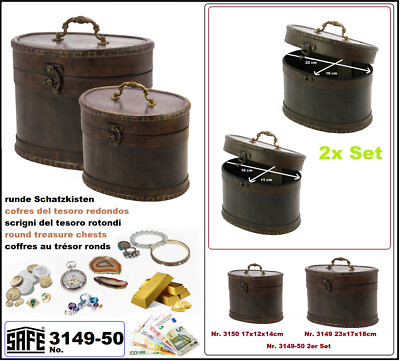 Treasure Chests Pirate Treasure Chest 2-Set MAXI & MIDI Safe 3149-50 ...