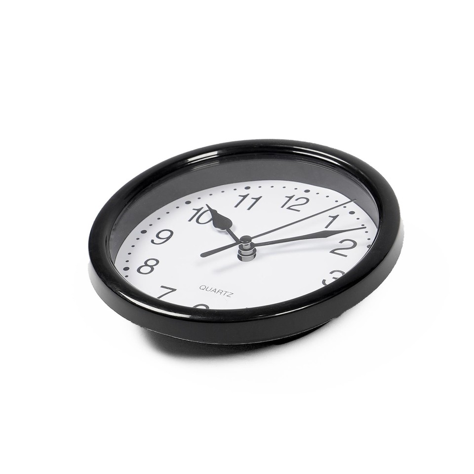 OHS Basic Wall Clock Round Analogue Vintage Home Decor Small Bedroom ...