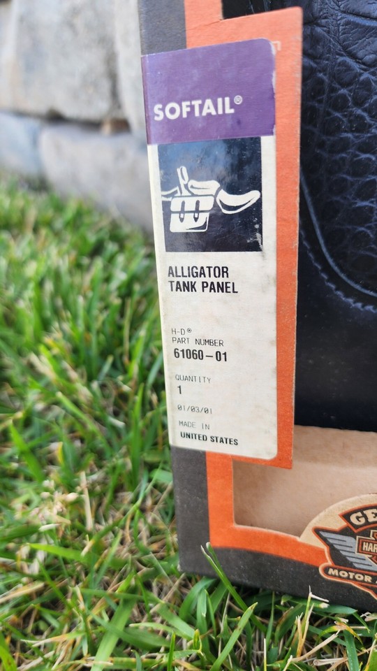 Harley Davidson Alligator Tank Panel Softail Springer Heritage Fatboy ...