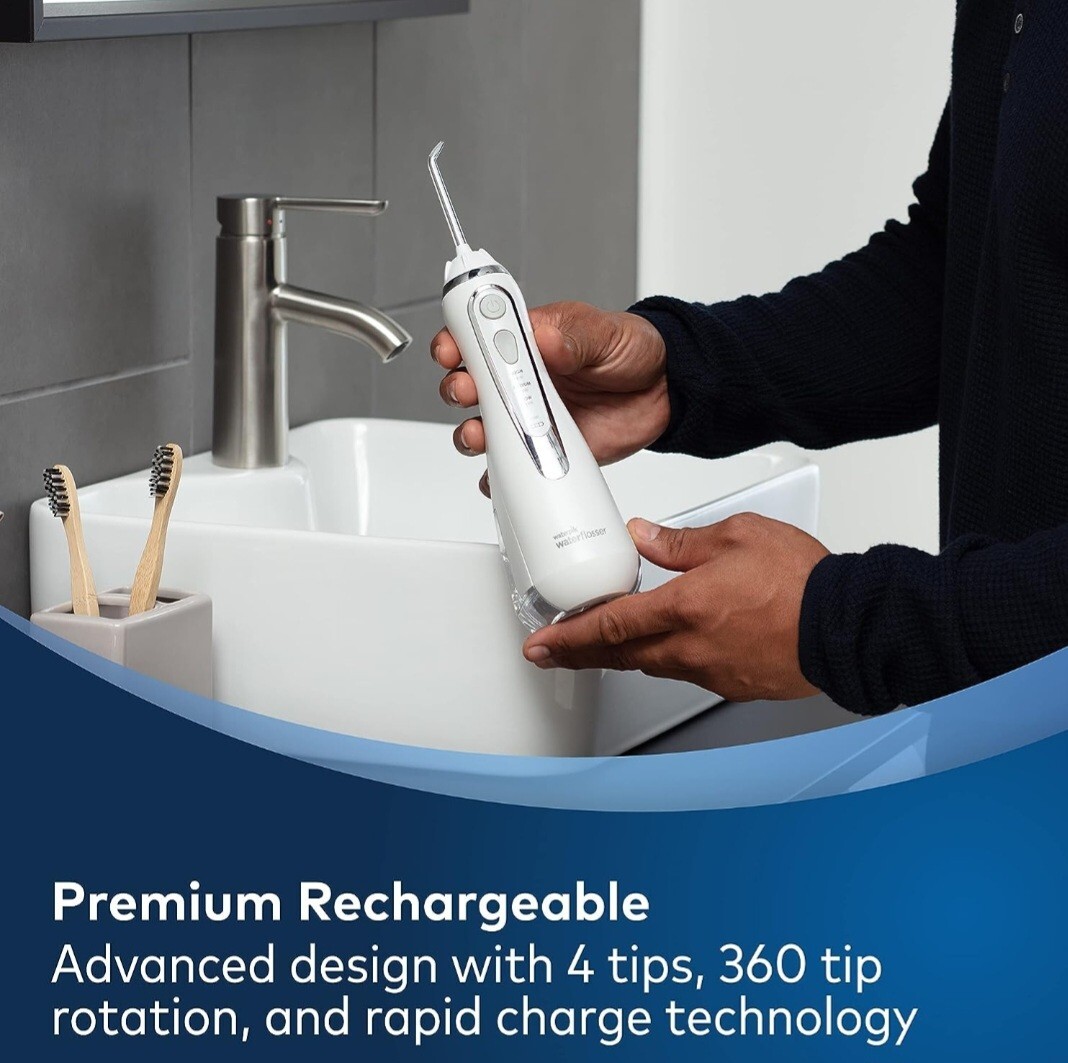 Waterpik WP580CDCordless Advanced Water Flosser For Teeth, Gums, Braces ...