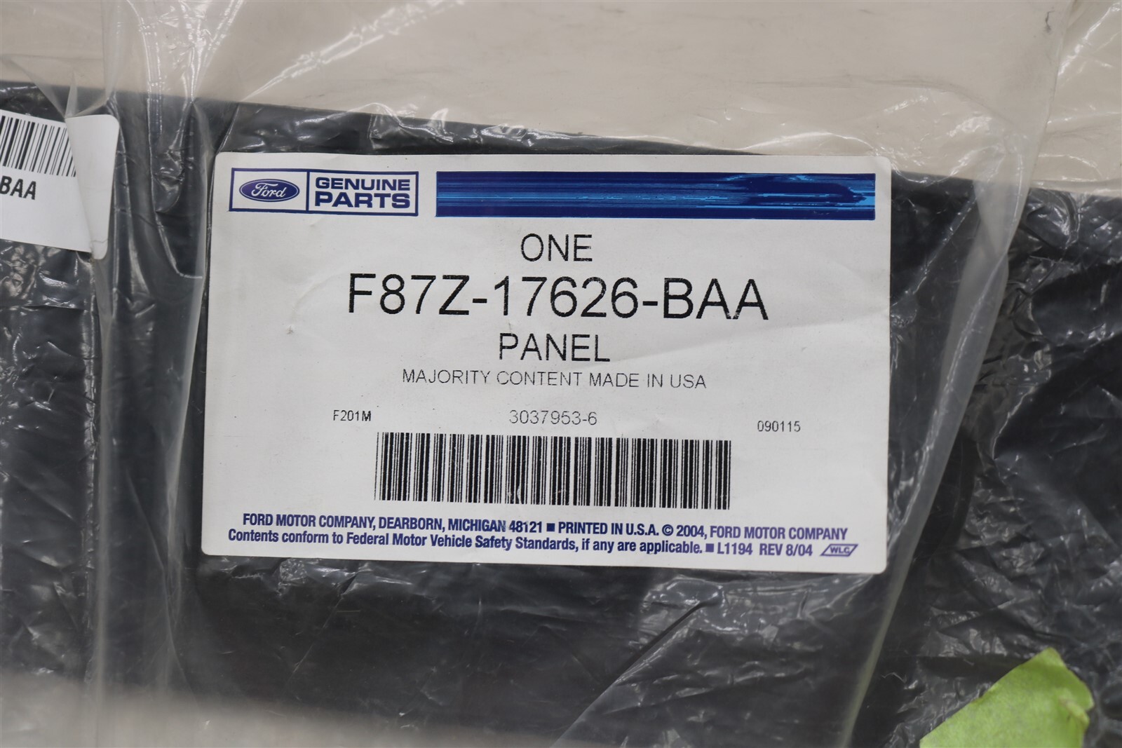 1998-2000 Ford Ranger Front Bumper Lower Valance Panel F87Z-17626-BAA ...