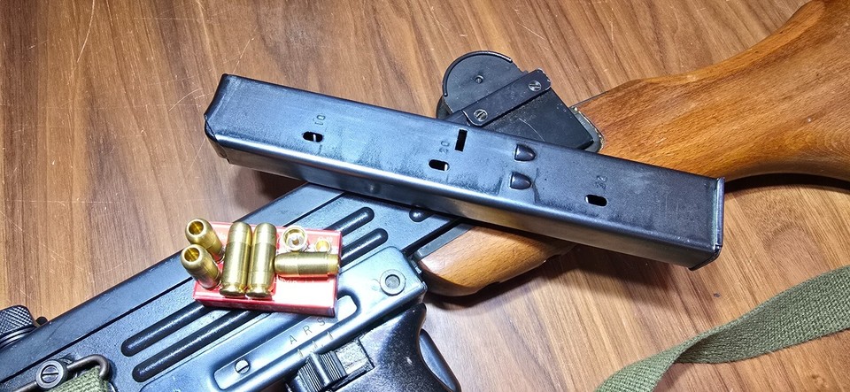 MARUSHIN MGC LIKE QUALITY FIVE (5) CARTRIDGES CAP GUN FOR MP40 UZI NEW ...