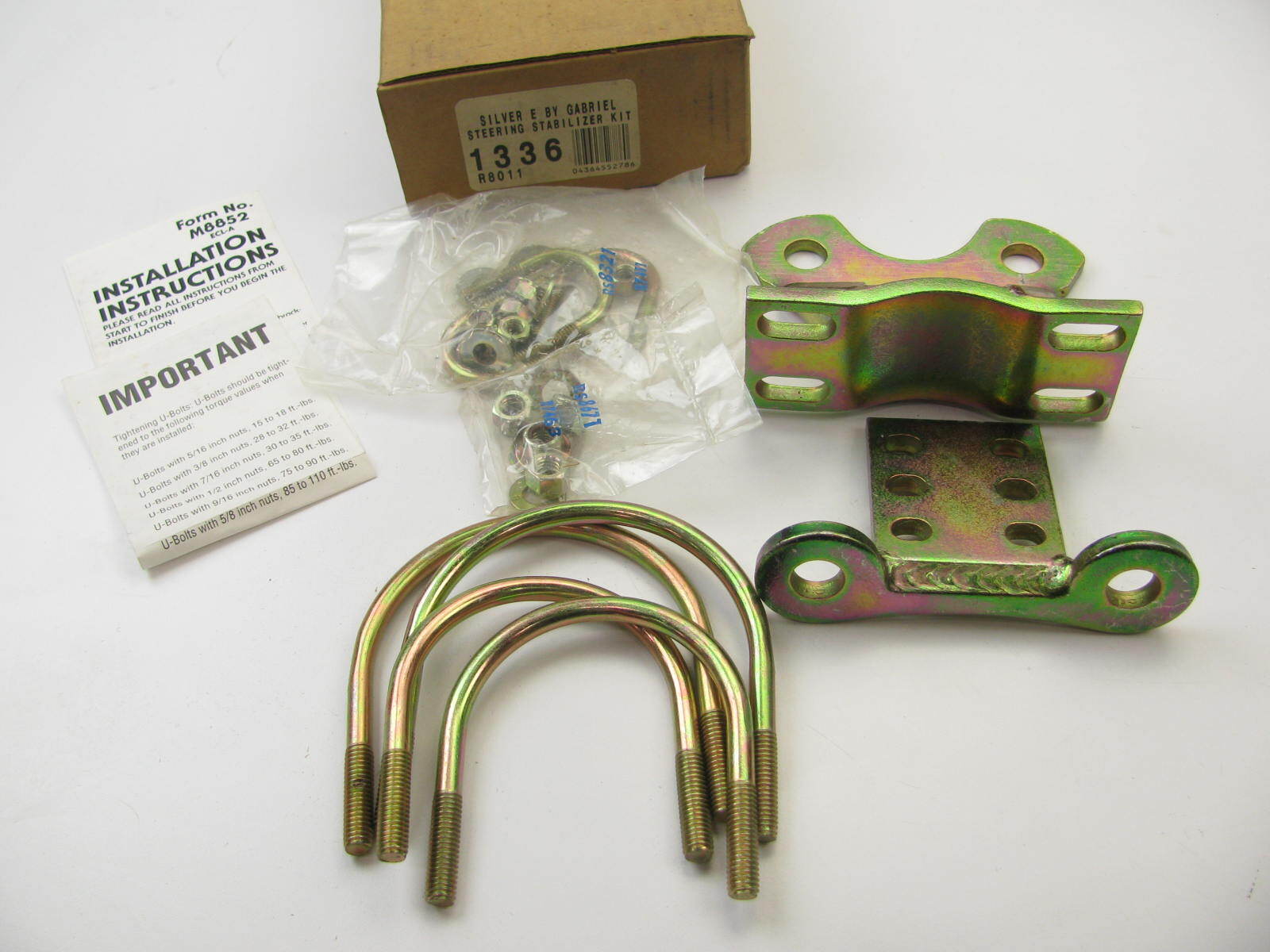 Steering Stabilizer Bracket-Stabilizers Bracket Kit Gabriel 1336 for ...