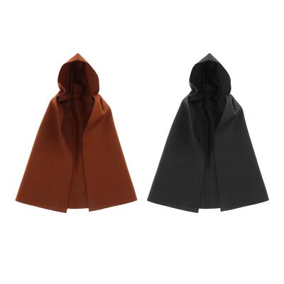1:12 Scale Miniature Hoodie Cloak Knights Cloak Retro Soldier Costume ...