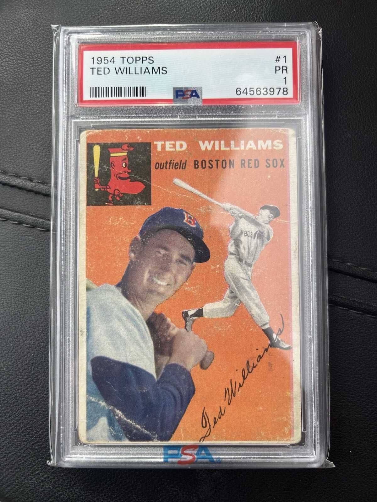 1954 TOPPS TED WILLIAMS #1 PSA 1! | eBay
