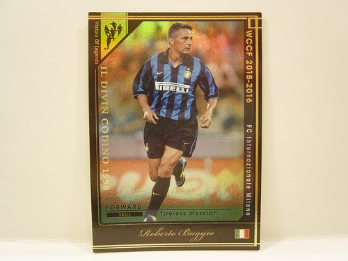 Panini WCCF 2015-16 HOLE Roberto Baggio 1967 Italy No.10 FC Inter ...