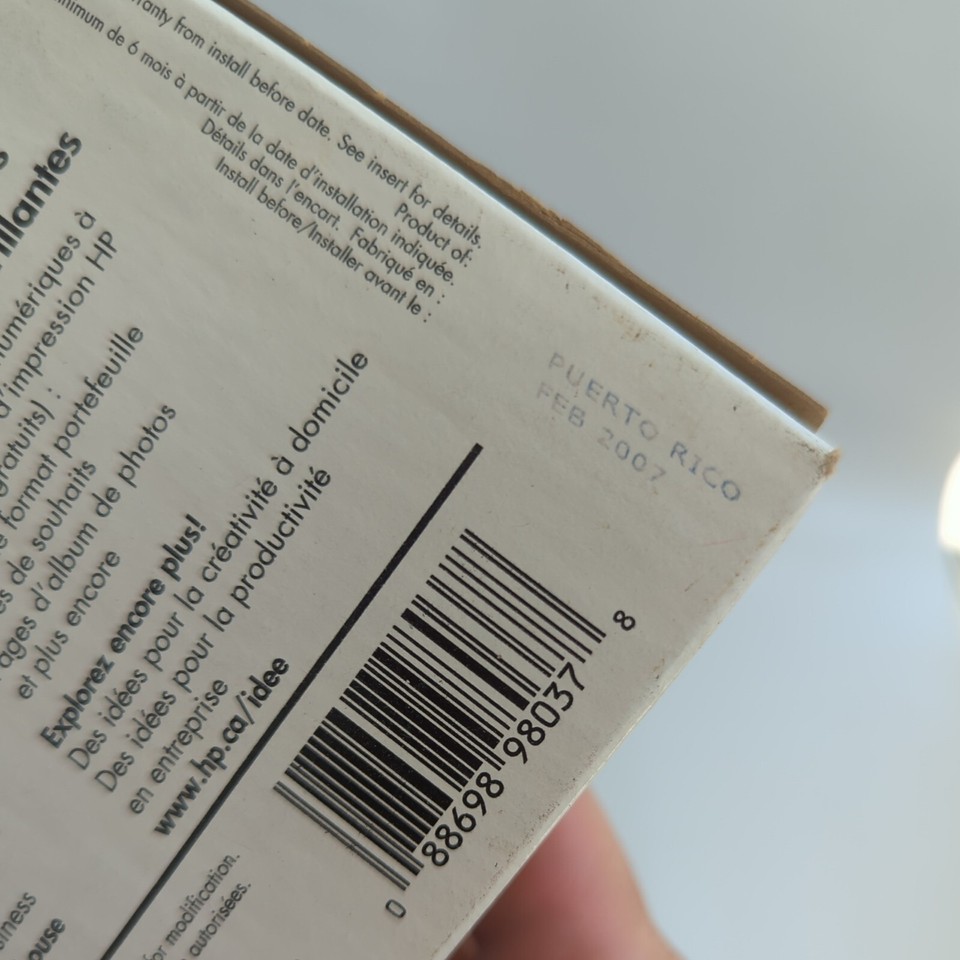 Genuine HP 17 Tri-Color Ink Cartridge Expired Deskjet 825 840-843 845 ...
