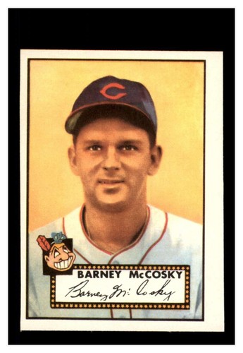 1952 Topps Reprint(1983) #300 Barney McCoskey Cleveland Indians | eBay
