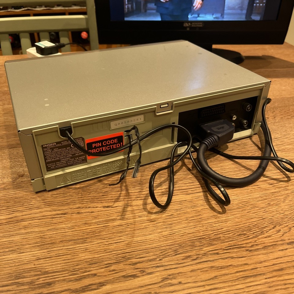 Aiwa FX710 VCR 6 Head NICAM VHS Video Player Recorder & Remote ...