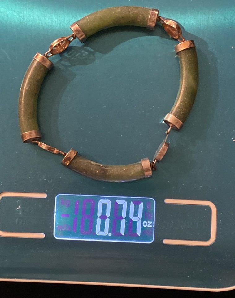 Vintage Jade Dynasty Collection Jade Bead Necklace and Jade Bracelet In ...